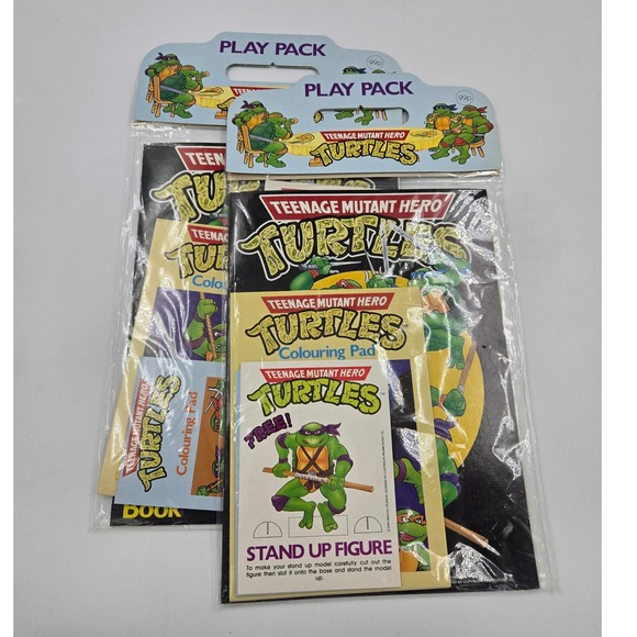 Office | 2x 199 Teenage Mutant Ninja Turtles Coloring Pad Stand Up ...
